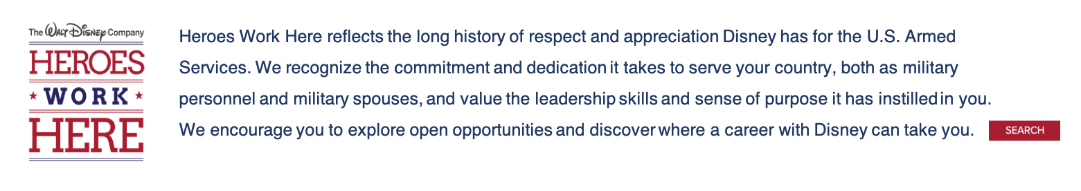 The Walt Disney Company: Heroes Work Here